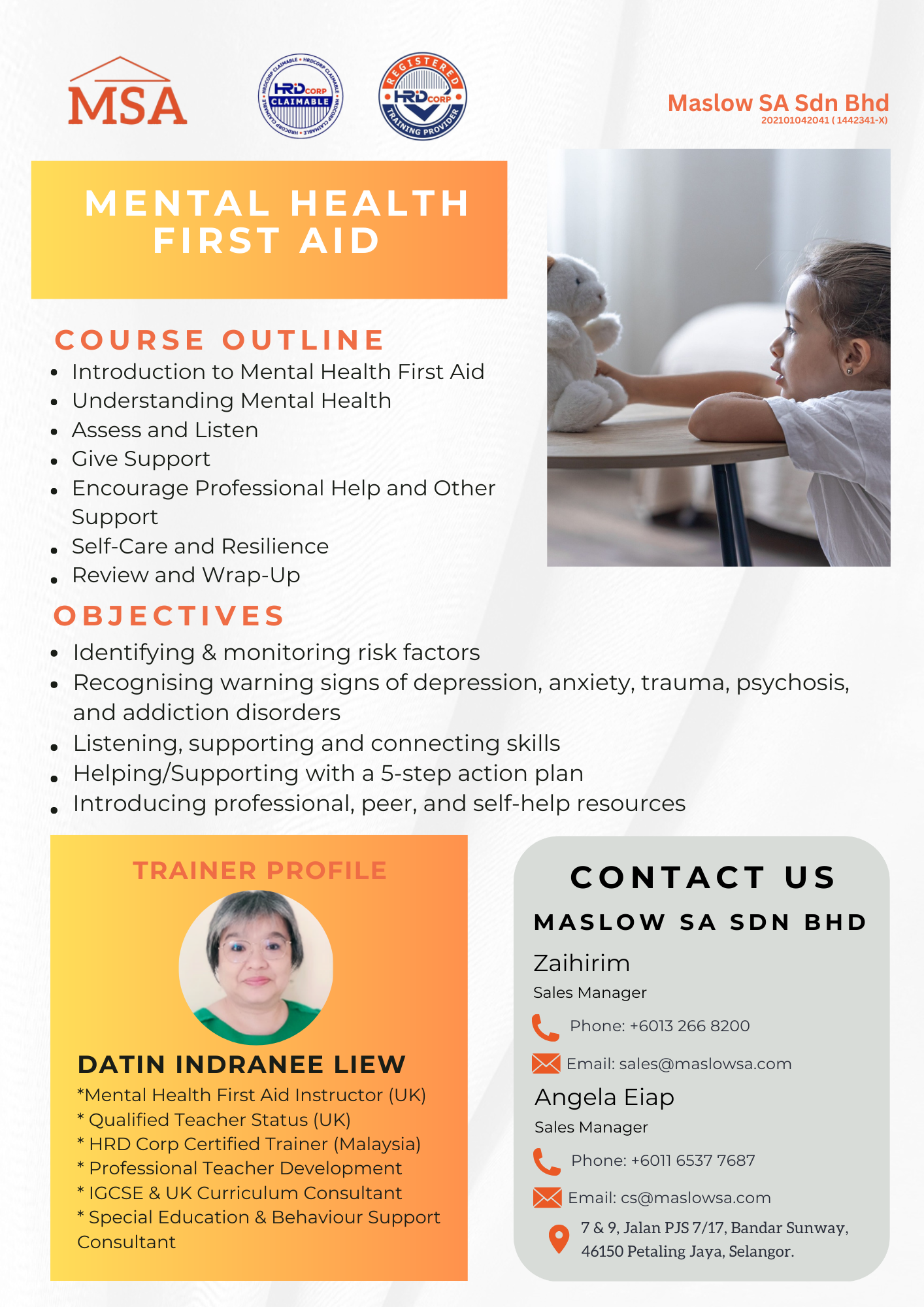 MENTAL HEALTH FIRST AID